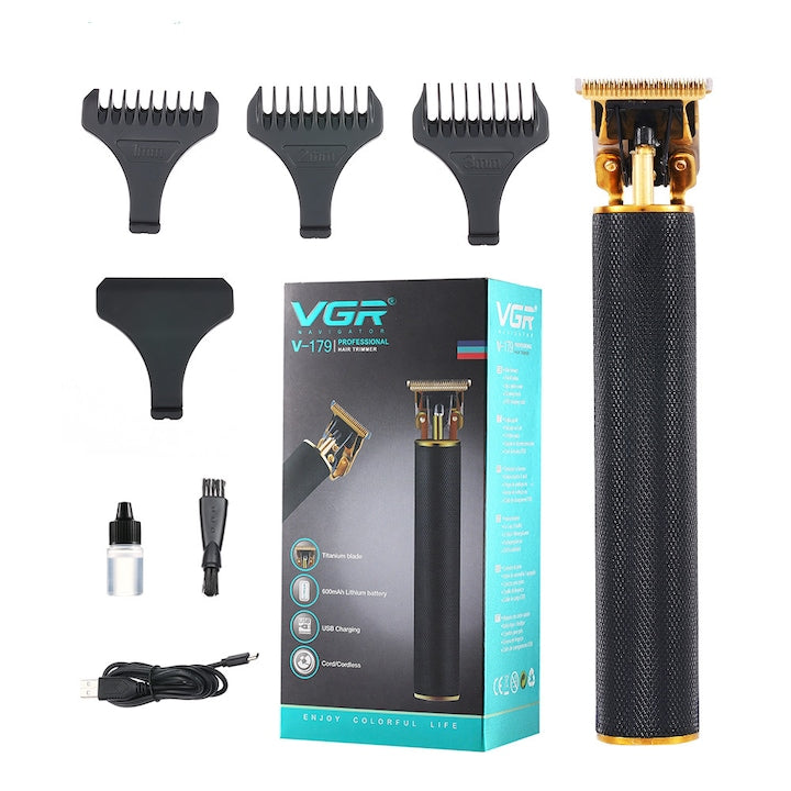 Masina de Tuns si Ras VGR V-179, lame inox, Operare 120 min, 3 Piepten